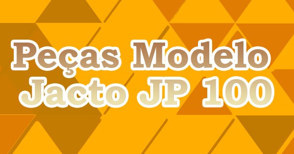 Peças bomba modelo jacto jp 100